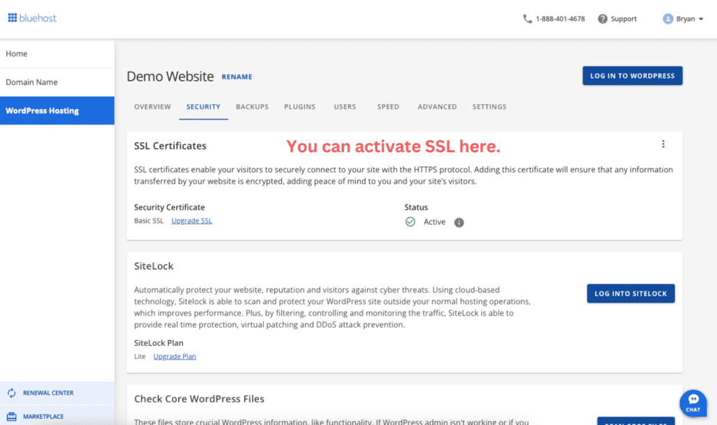 Bluehost FREE SSL Certificate: How To Install Let's Encrypt (2024)